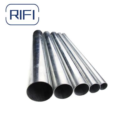 Cina Pre Galvanized 1 Inch EMT Conduit Pipe For Electrical Conduit System Thinner Option in vendita