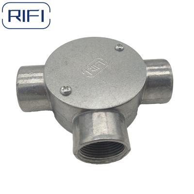 중국 GI BS4568 상자 4way 20mm,25mm,32mm를 통한 알루미늄 접합 원형 상자 판매용