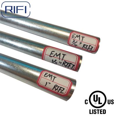 China UL Listed EMT Conduit Pipe For Electrical Metallic Tubing In 1/2 Quot -4 Quot Size for sale