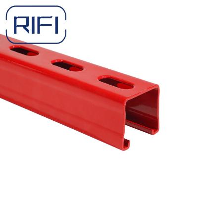 Cina RIFI 1 5 8 Canale di strumento metallico profondo di colore rosso rivestito di espossido in vendita