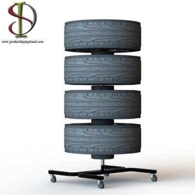 Cina Garage che rotola lo scaffale di immagazzinaggio delle gomme dell'OEM per la fabbrica di riparazione dell'automobile in vendita