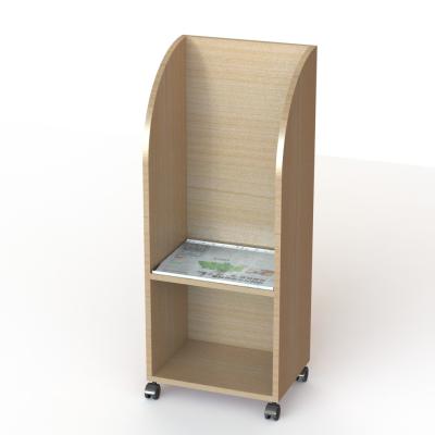 China Arce de madera del soporte de exhibición de la literatura del MDF de la construcción de KD en venta
