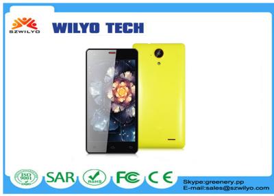 中国 黄色/黒 4g Lte の Smartphones 1280 の x 720p IPS のカメラの電話 販売のため
