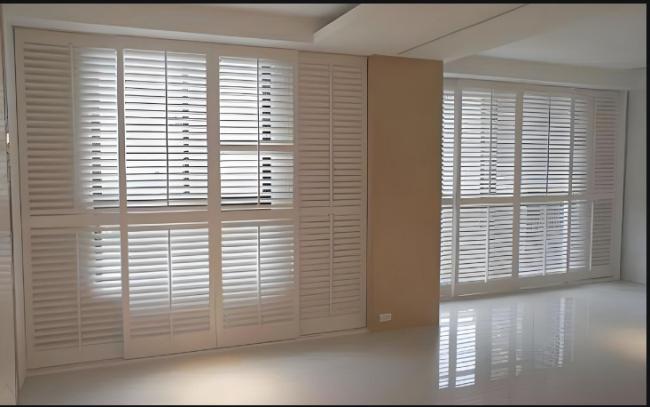 Close-up of eco-friendly window blind material