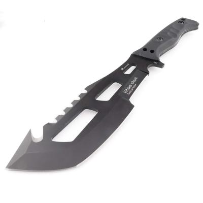 Cina caccia del G10 del machete del acciaio al carbonio 56HRC di 7.8in in vendita