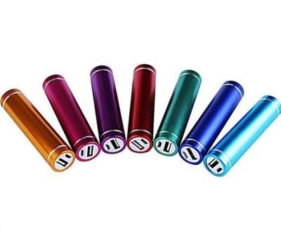 Cina La Banca rotonda di potere del telefono cellulare del profumo del metallo 2600mah, rosso/rosa/verde/argento/nero in vendita
