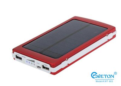中国 長方形 8000mAh の スマートフォン のための普遍的な太陽倍 USB 力銀行 販売のため