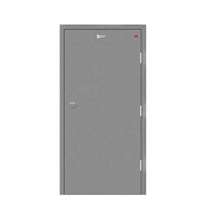 Chine Porte en acier évaluée du feu de feuille du panneau 90Min 70mm de perlite à vendre
