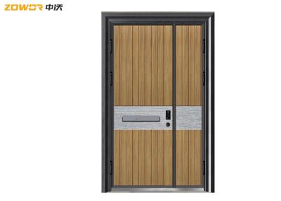 Κίνα Ξύλινο στερεό 6061 πόρτα 12cm εισόδων βιλών αργιλίου πάχος φύλλων προς πώληση