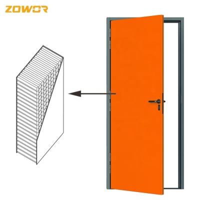 Chine Porte adaptée aux besoins du client de sécurité incendie 1.5h avec la cale réversible de charnière à vendre