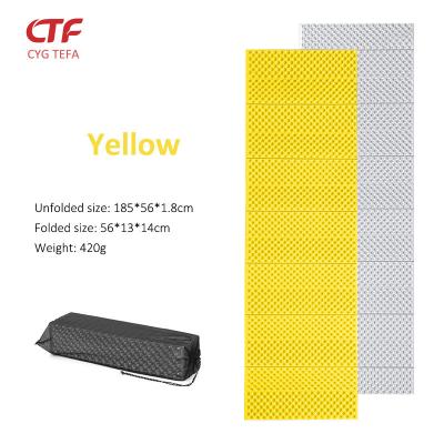 Chine Restez à l'aise n'importe où Légère et durable Film d'aluminium XPE IXPE mousse tapis de couchage Camping Pad à vendre