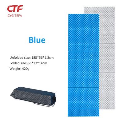 Chine Restez à l'aise n'importe où Légère et durable Film d'aluminium XPE IXPE mousse tapis de couchage Camping Pad à vendre