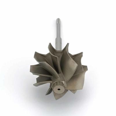 중국 MS-TECH 터보 GTW38 터빈 휠 샤프트 713215-4 FOR 841691-0003 터보 인 74.17mm Exd 64.56mm 블레이드 5+5 판매용