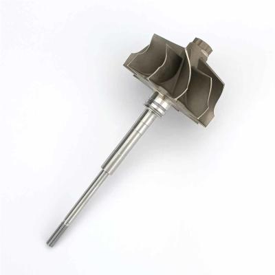 중국 MS-TECH 터보 GTW38 터빈 휠 샤프트 713215-4 FOR 841691-0003 터보 인 74.17mm Exd 64.56mm 블레이드 5+5 판매용