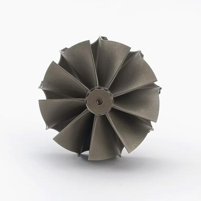 중국 MS-TECH 터보 K24 터빈 휠 샤프트 Ind 57mm Exd 52.7mm 블레이드 9 판매용
