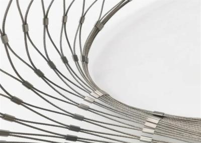 Cina reticolato del cavo metallico AISI304 di acciaio inossidabile del balcone di 7*7 7*19 per la barriera di sicurezza in vendita