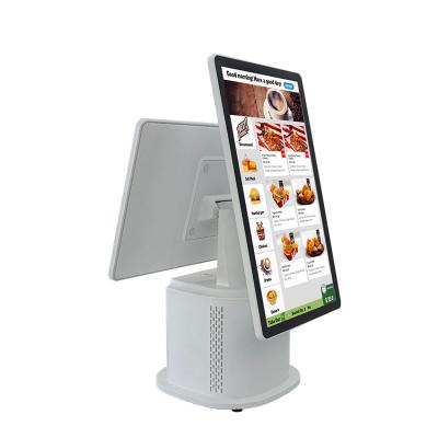 China Cashless Payment Accept Multiple Payments Wifi 15.6Inch Touch Screen Self Service Ordering Checkout Desktop Kiosk In Restaurant for sale