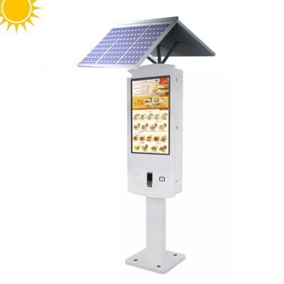 China LX8031O Solar PanEL Outdoor Waterproof Touch Screen Self Service Ordering Payment Kiosk for Hotel for sale