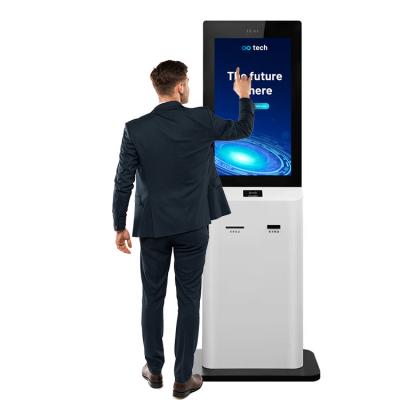 China 21.5 23.6 32 Inch Self-Checkout Kiosk with Smart Touch Screen Terminal Card Issue Machine for Hotels Banks-SDK Function for sale