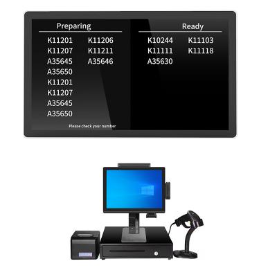 China Restaurant Calling System Android Wifi Wall Mount LCD Screen Digital Signage and Displays for sale