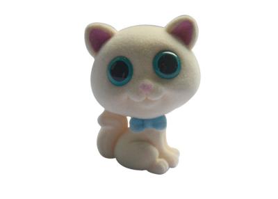 Cina PVC farcito sveglio di protezione dell'ambiente dei gatti di Kitty della raccolta color giallo canarino in vendita