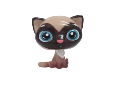Cina Figure di plastica adorabili su misura del gatto, piccoli gatti di plastica inoffensivi del PVC in vendita