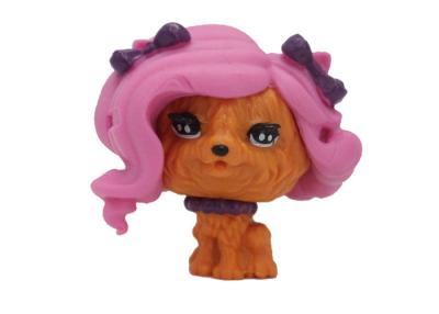 Cina Il cane di plastica unico dei peli lanuginosi rosa gioca grande arancio si dirige verso la decorazione domestica in vendita