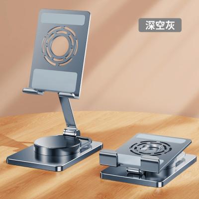 Cina 360 Degree Rotation Lightweight Foldable Aluminum Desktop Phone Stand For Comfortable Working in vendita