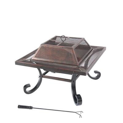 Chine Le barbecue en acier de dessin géométrique d'OEM grille le barbecue Oven Bronze Color à vendre