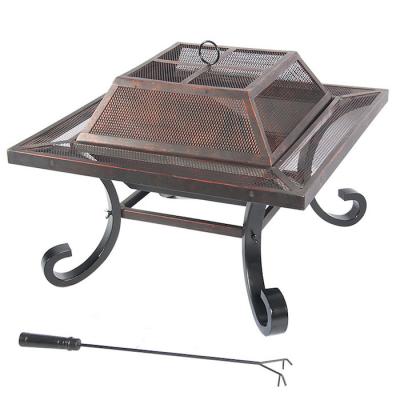 Chine Le barbecue en acier de dessin géométrique d'OEM grille le barbecue Oven Bronze Color à vendre