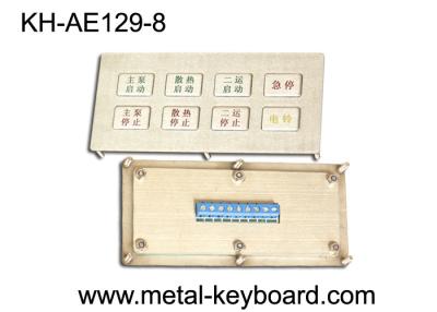 중국 Ruggedized 금속 간이 건축물 키보드, 산업 입력 방수 키패드 8 기능적인 열쇠 판매용
