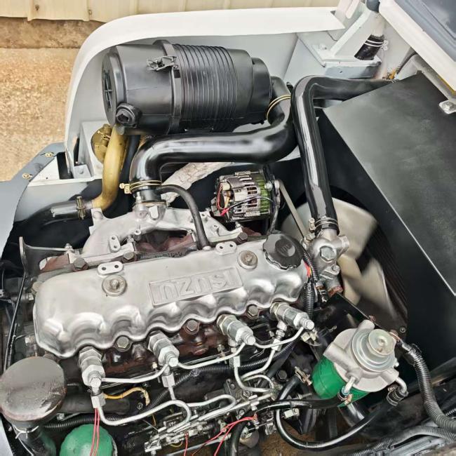 Used TCM Diesel Forklift operational view