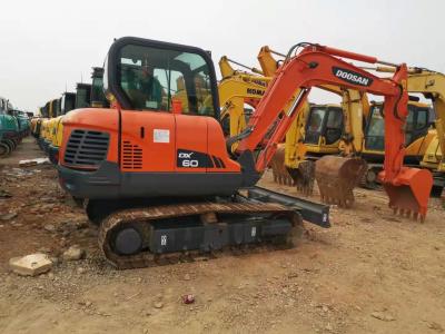 Cina L'arraffone di legno DX60-9C 6T ha utilizzato l'escavatore di Doosan in vendita