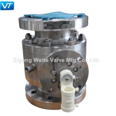Cina La leva di api 607 ha fatto funzionare l'anti valvola a sfera statica CF3 dell'estremità della flangia della valvola a sfera in vendita