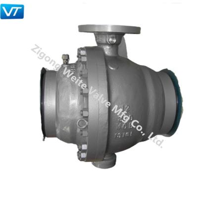 Cina Valvola a sfera forgiata dell'orecchione della classe 300 a 8 pollici della valvola a sfera di acciaio al carbonio in vendita