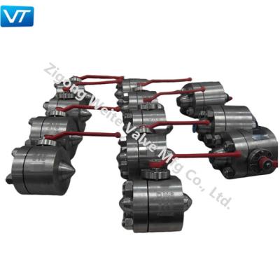 Cina Valvola a sfera di galleggiamento di piccola dimensione F316 di acciaio inossidabile DN6 con la leva in vendita