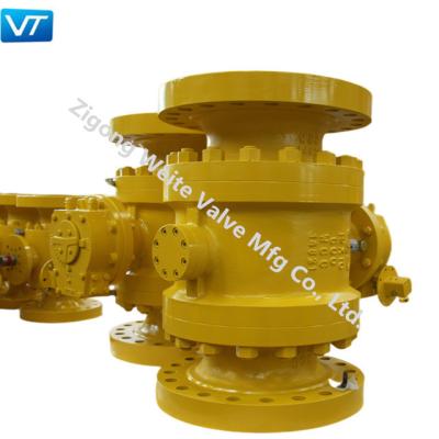 Cina » foro riduttore valvola a sfera dell'orecchione messo metallo 12x10 per l'oleodotto in vendita