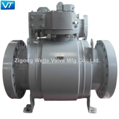 Cina Elettrici azionati classificano 600 che l'orecchione a 24 pollici della valvola a sfera ha montato la progettazione di api 6D in vendita