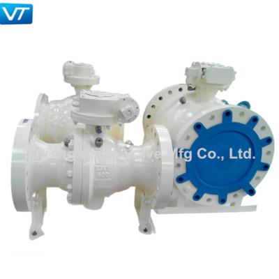 Cina 10x8» riducono la valvola a sfera alesata hanno forgiato la classe 600 della valvola a sfera di WCC in vendita