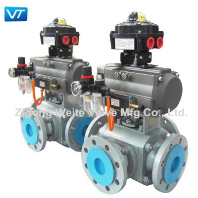 China Low Fluid Resistance Pipeline Ball Valve Gas Over Oil Actuated API 607 Ball Valve for sale