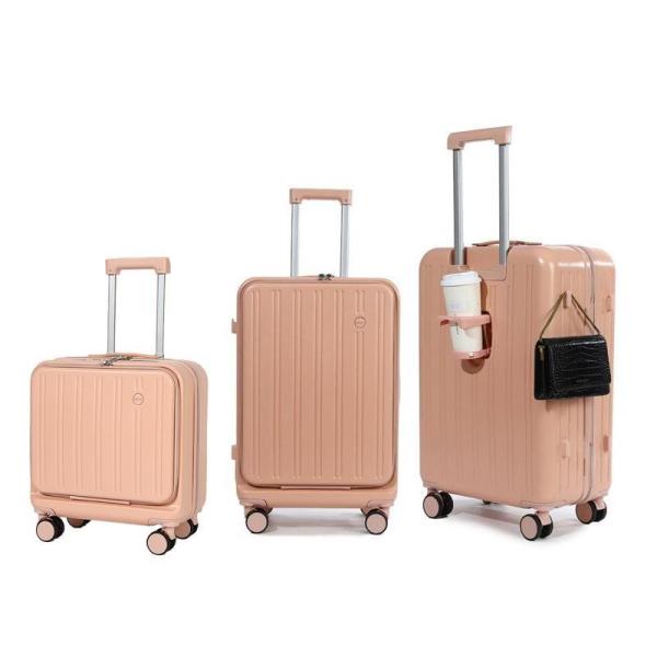 Quality Front-opening Wear-resistant Suitcase!The Side-opening Lid Design is convenient for sale
