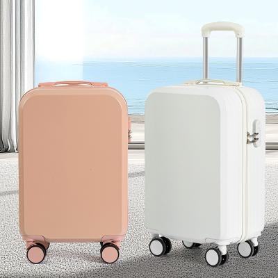 China Flat trolley suitcase Best-selling Matte Finish Luggage, ABS Hard-Shell Trolley Suitcase, Student Travel Bag, Large Capacity Waterproof Shock-Resistant Combination Lock Suitcase for sale