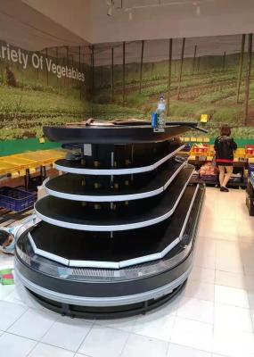 Chine Type rond réfrigérateur ouvert combiné d'affichage de Multideck semi vertical à vendre