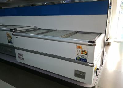 중국 닭 수동 해동을 위한 R290 슈퍼마켓 섬 냉동고 판매용