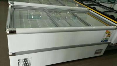 중국 닭 수동 해동을 위한 R290 슈퍼마켓 섬 냉동고 판매용