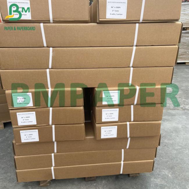 20lb White CAD Plotter Paper High Brightness Clean Bond Paper For Engineering 20lb White CAD Plotter Paper High Brightness Clean Bond Paper For Engineering