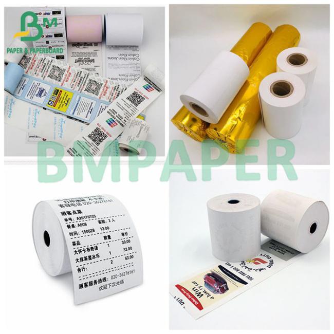 55gsm 80mm Thermal Paper Rolls Papier Termiczny For Supermarket Ticket Paper