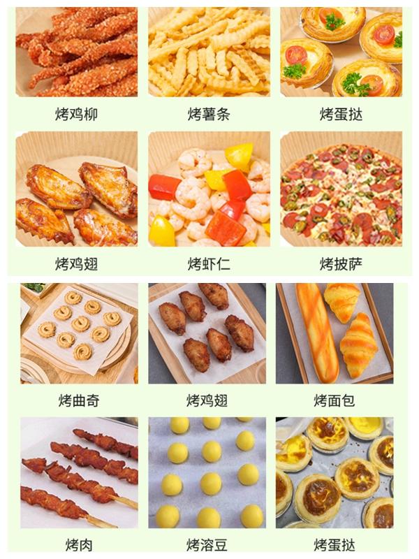 Oven Use 35gsm 40gsm Both Sides Silicone Covered Baking Paper for Cooking 