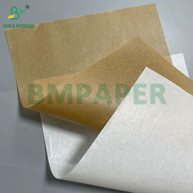 Oven Use 35gsm 40gsm Both Sides Silicone Covered Baking Paper for Cooking 