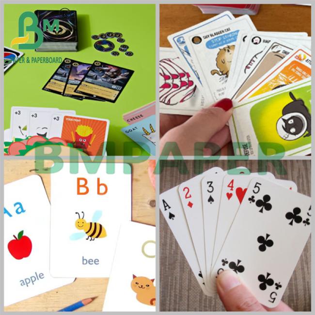 300gr Black Core Blank Advertising Playing Card Paper For Poker Card